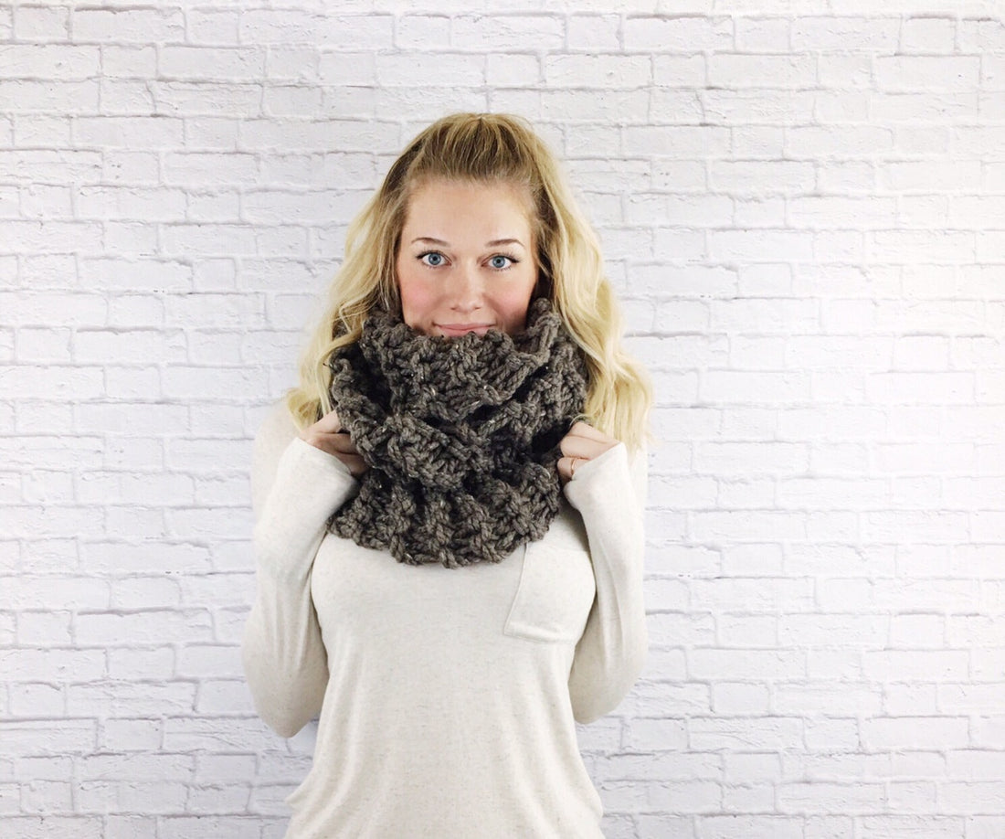 Outlander Scarf Infinity Scarf Knitted Cowl Wrap Snood Claires Cowl ...