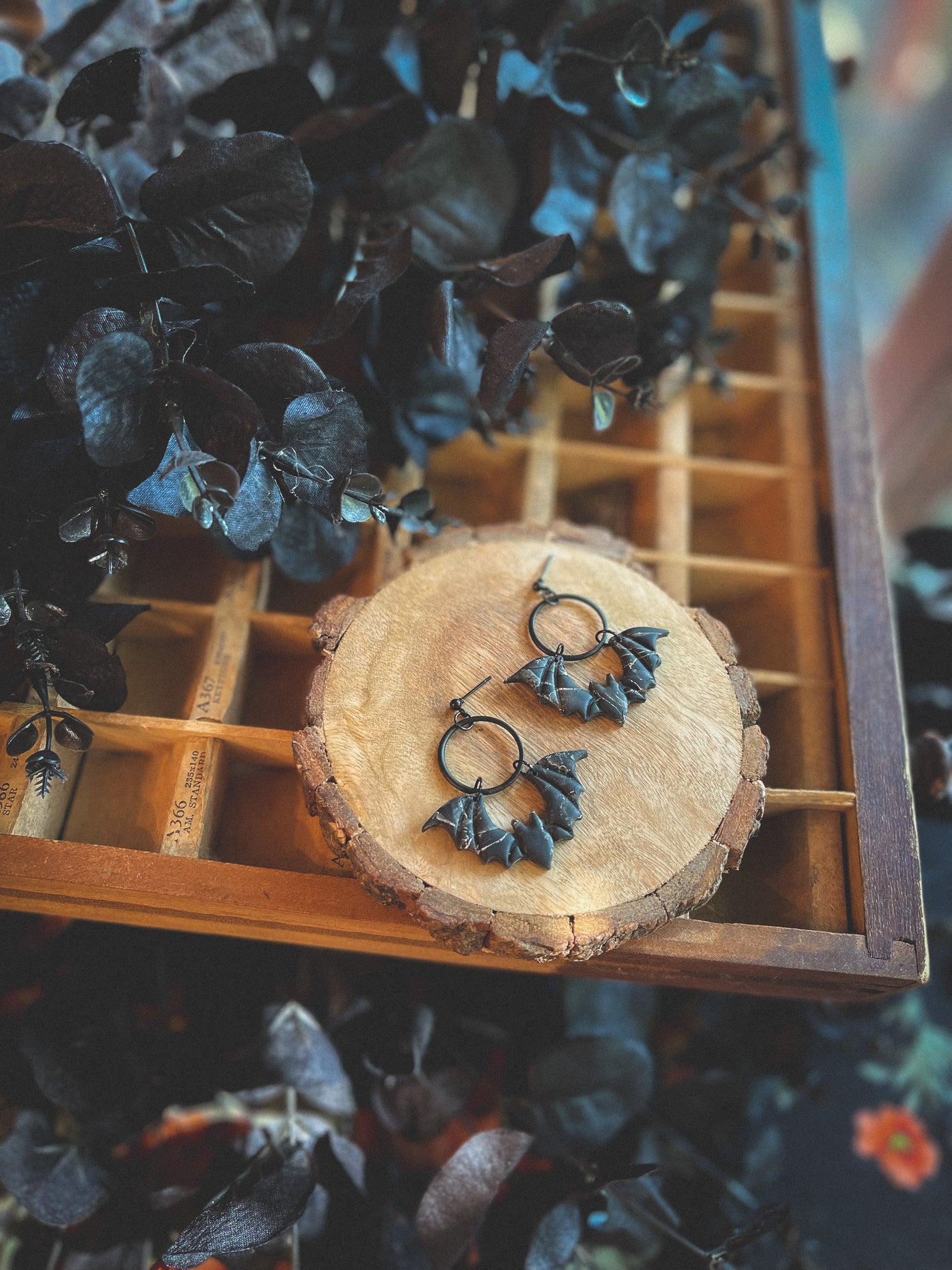 Black Marble Flying Bats // Fall Collection – Olive + Arrow™